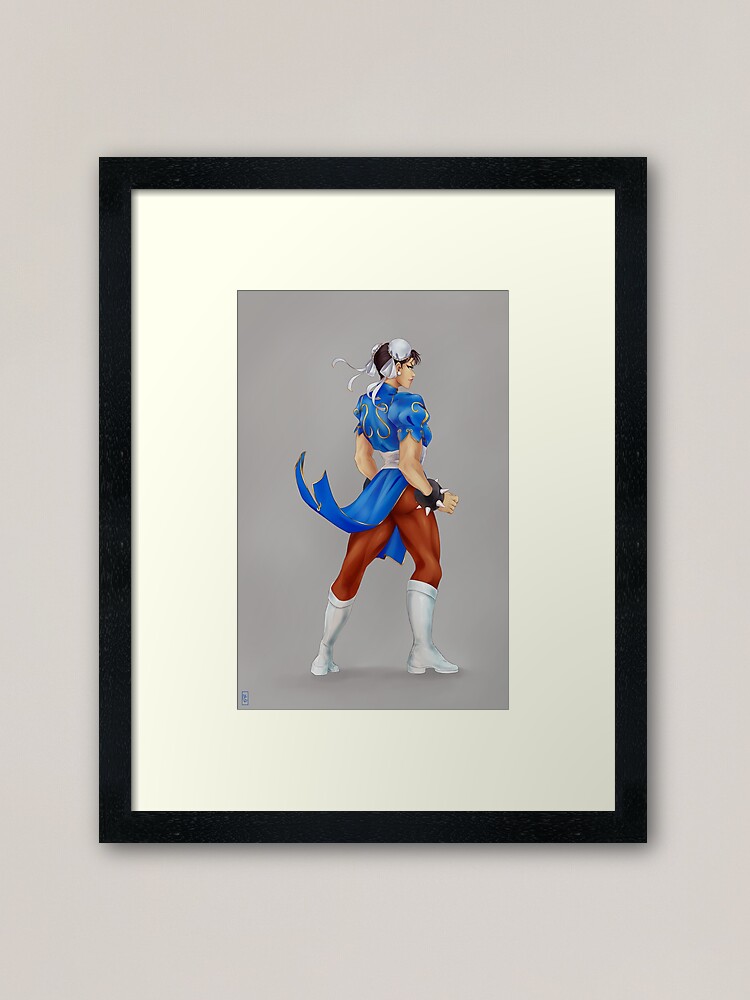 "Chun-Li" Framed Art Print for Sale by CAL1C0 | Redbubble