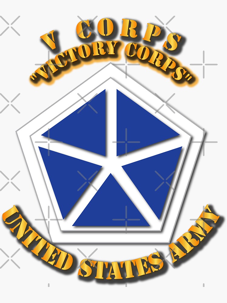 "Army - V Corps - Victory Corps" Sticker for Sale by twix123844 | Redbubble