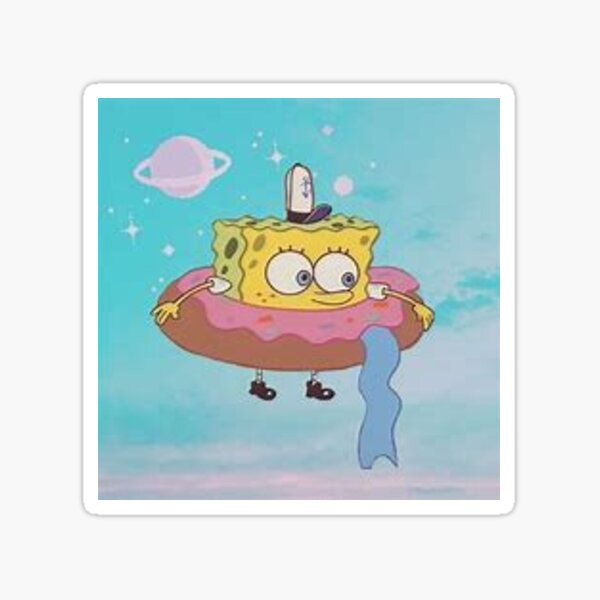 "aesthetic spongebob" Sticker by cjuliet534 | Redbubble