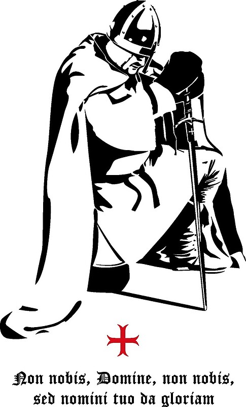 "Knight Templar praying ☩ Chevalier templier en prière" by Philippe ...