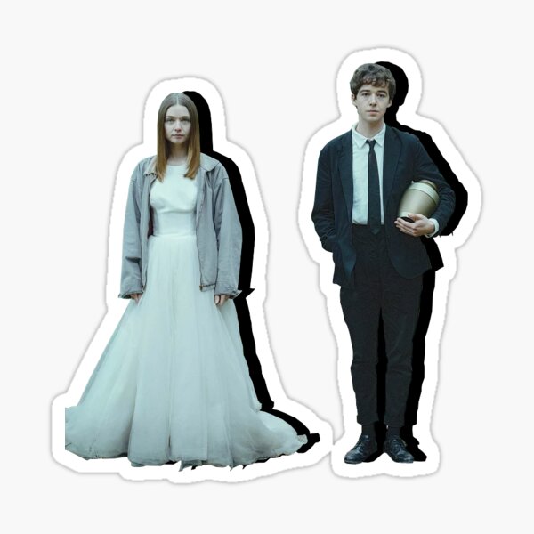 "james and alyssa teotfw" Sticker for Sale by broke-bithc | Redbubble