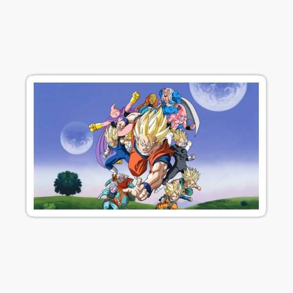 "Dragon ball z" Sticker for Sale by NoellieM | Redbubble