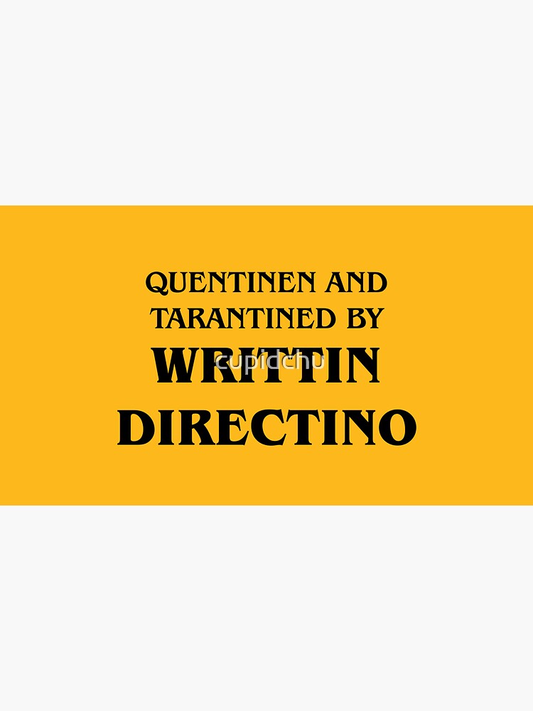 "QUENTIN TARANTINO MEME" Sticker for Sale by cupidchu | Redbubble