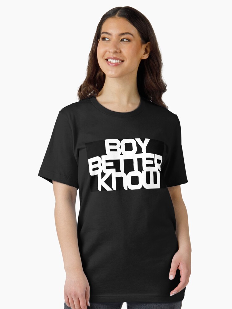 "Boy better know" Essential T-Shirt for Sale by Szpadmantgod | Redbubble