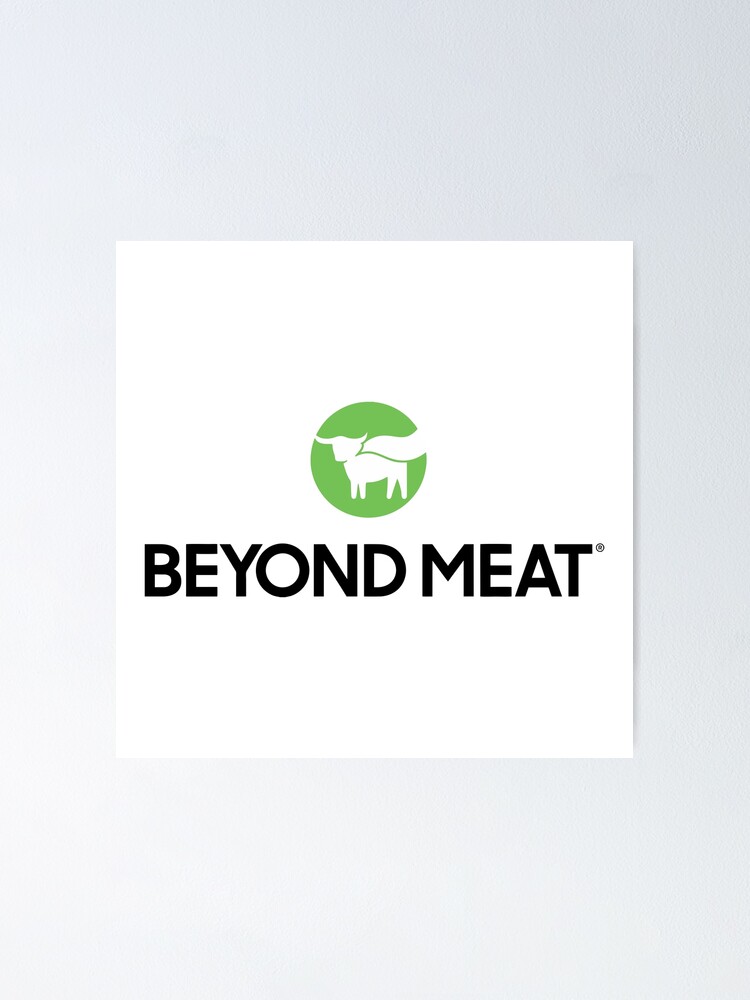 "beyond meat logo" Poster by khumaira | Redbubble