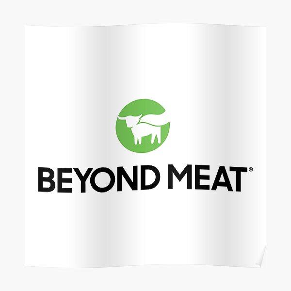 "beyond meat logo" Poster by khumaira | Redbubble