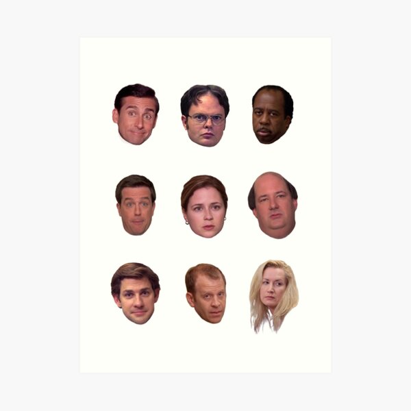 "The Office Characters Sticker Pack" Art Print for Sale by susyj ...