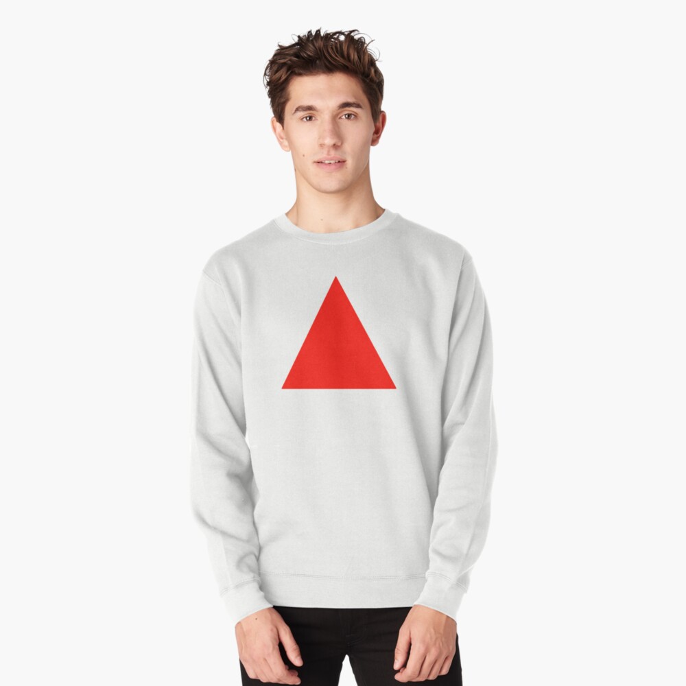 "Vibrant Red Triangle" Sticker for Sale by AzamiThorn | Redbubble
