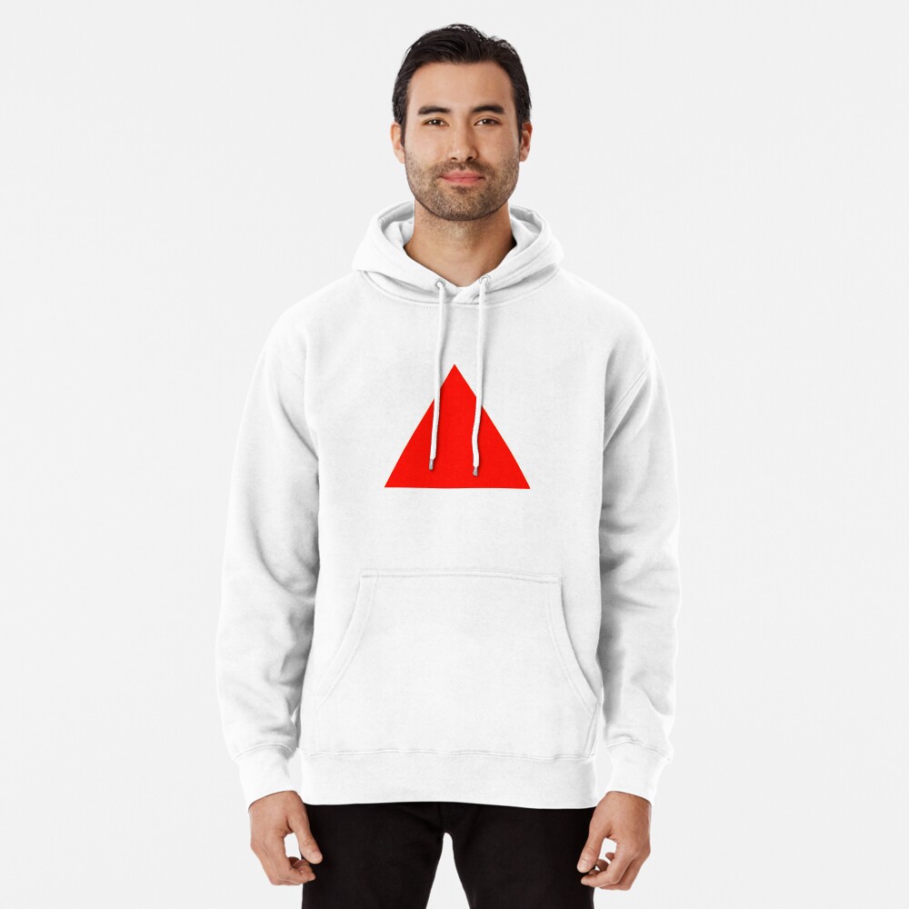 "Vibrant Red Triangle" Sticker for Sale by AzamiThorn | Redbubble