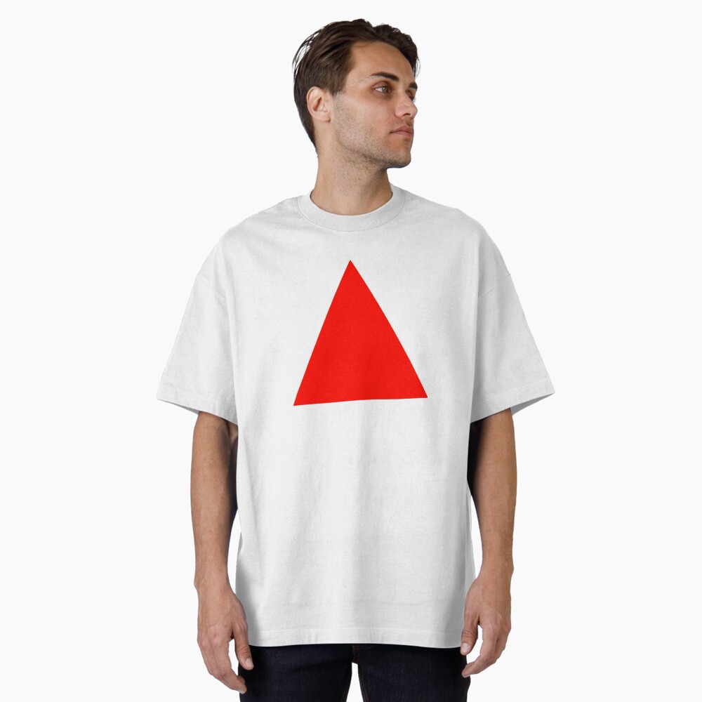 "Vibrant Red Triangle" Sticker for Sale by AzamiThorn | Redbubble