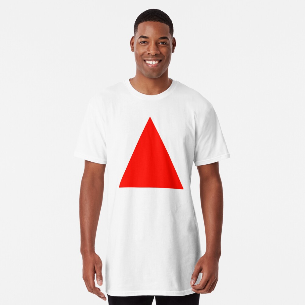 "Vibrant Red Triangle" Sticker for Sale by AzamiThorn | Redbubble