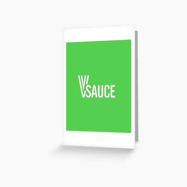 "Vsauce Green Logo" Greeting Card for Sale by DylandeHoog | Redbubble