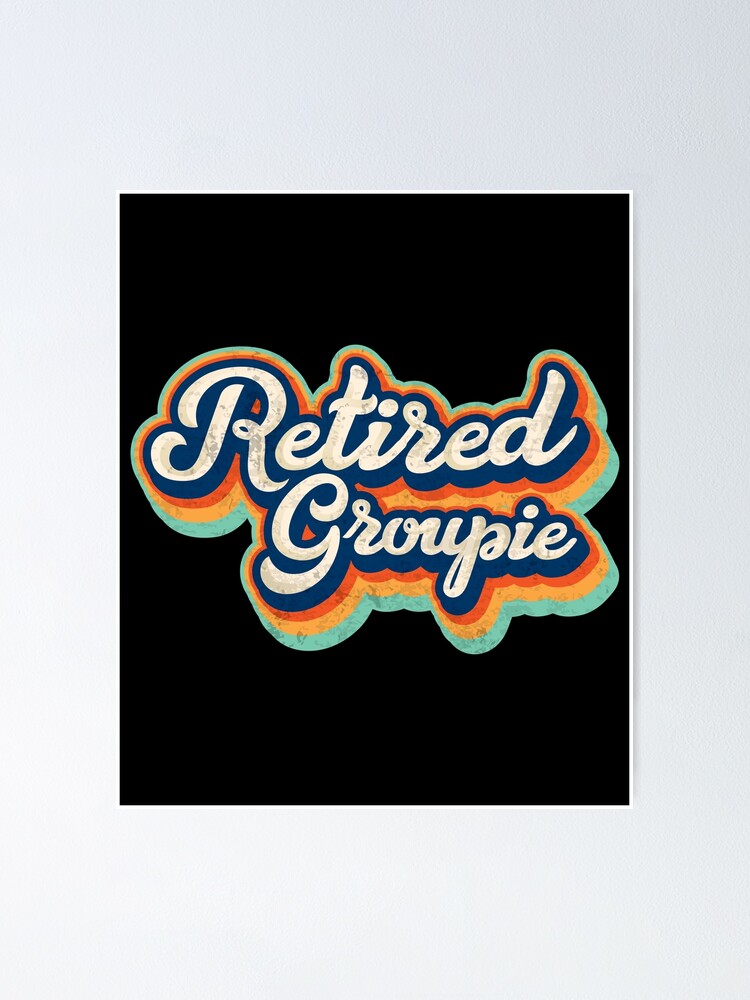 "Retired Groupie hippie inspired 70s -80s themed aesthetic" Poster by ...
