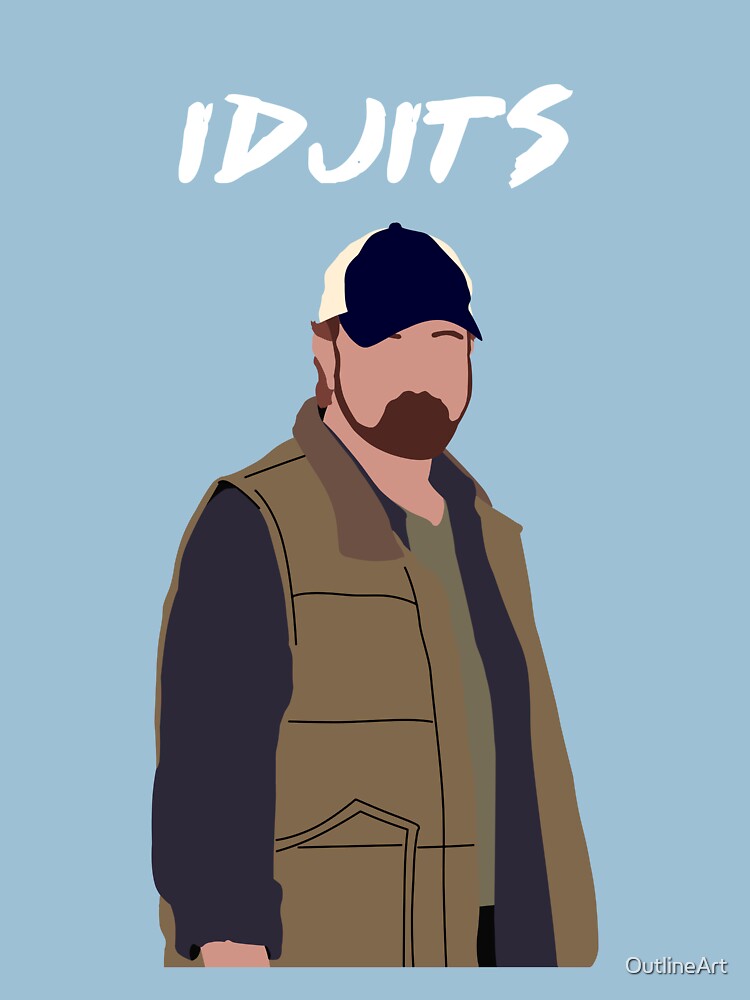 "Supernatural - Bobby Singer - Idjits" T-shirt for Sale by OutlineArt ...