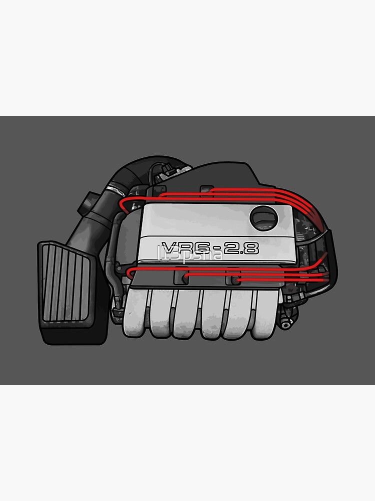 "VR6 2.8 Top" Art Print for Sale by l13psna | Redbubble