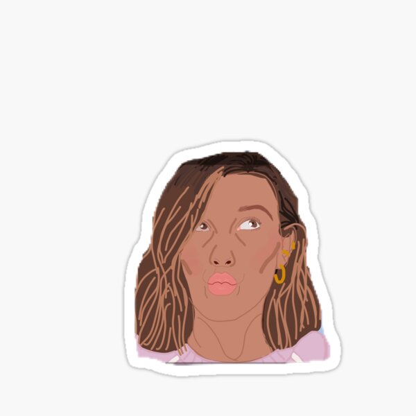 "Millie Bobby brown unique design" Sticker by keiralyster | Redbubble