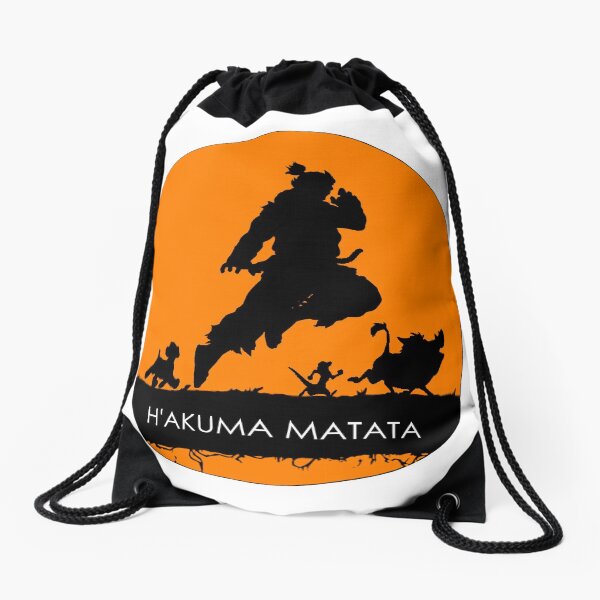 "Hakuma Matata" Drawstring Bag for Sale by Selecttostart | Redbubble