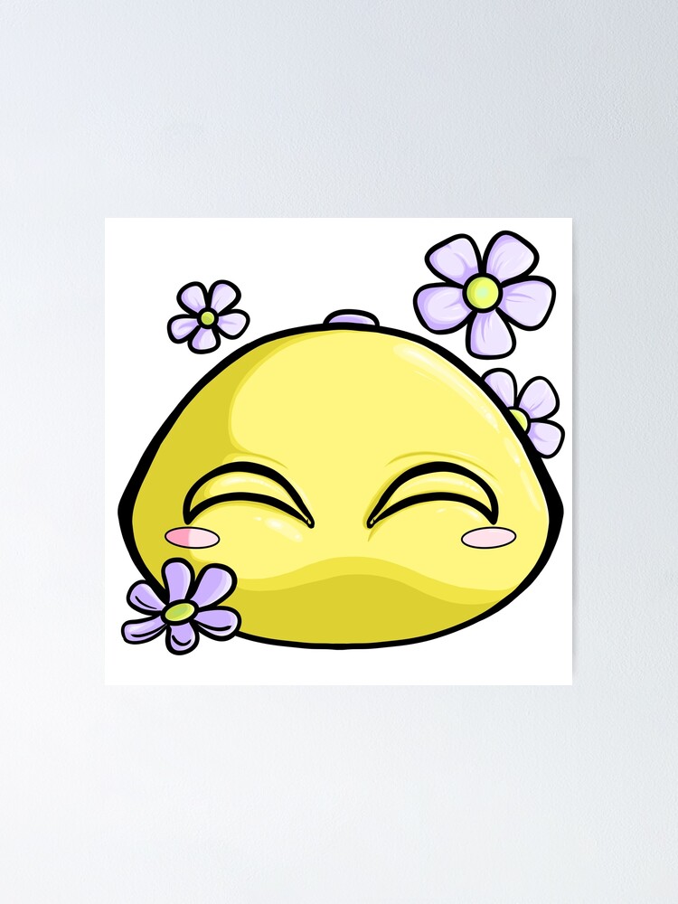 "Happy Slime, Pastel" Poster for Sale by WinfredsArt | Redbubble