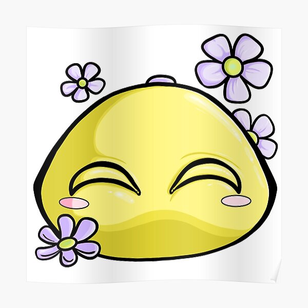 "Happy Slime, Pastel" Poster for Sale by WinfredsArt | Redbubble