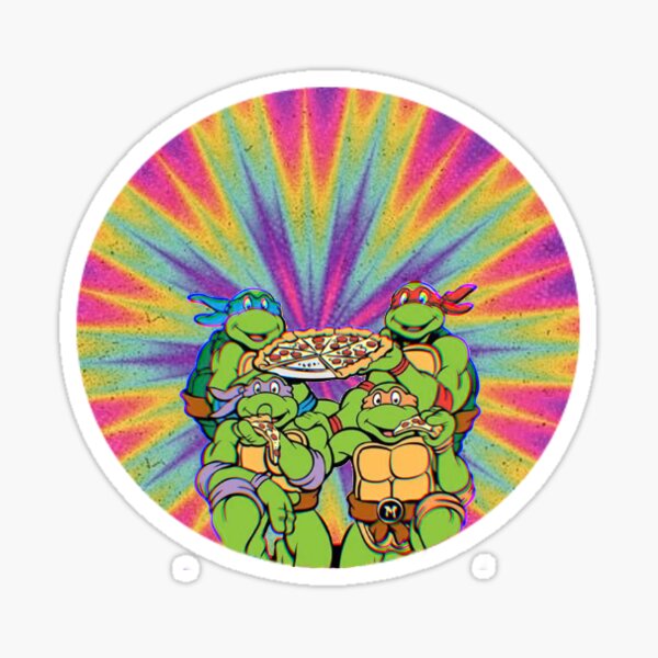"teenage mutant ninja turtles tripped out" Sticker for Sale by ...