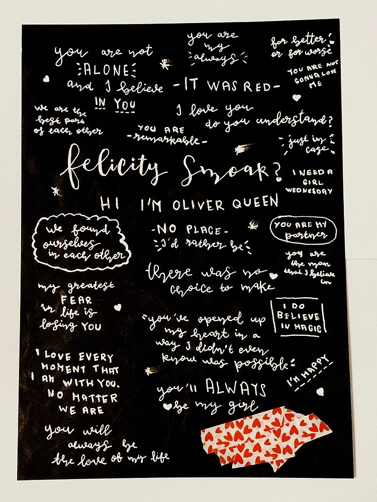 "Olicity Quotes" Poster by amiipond | Redbubble
