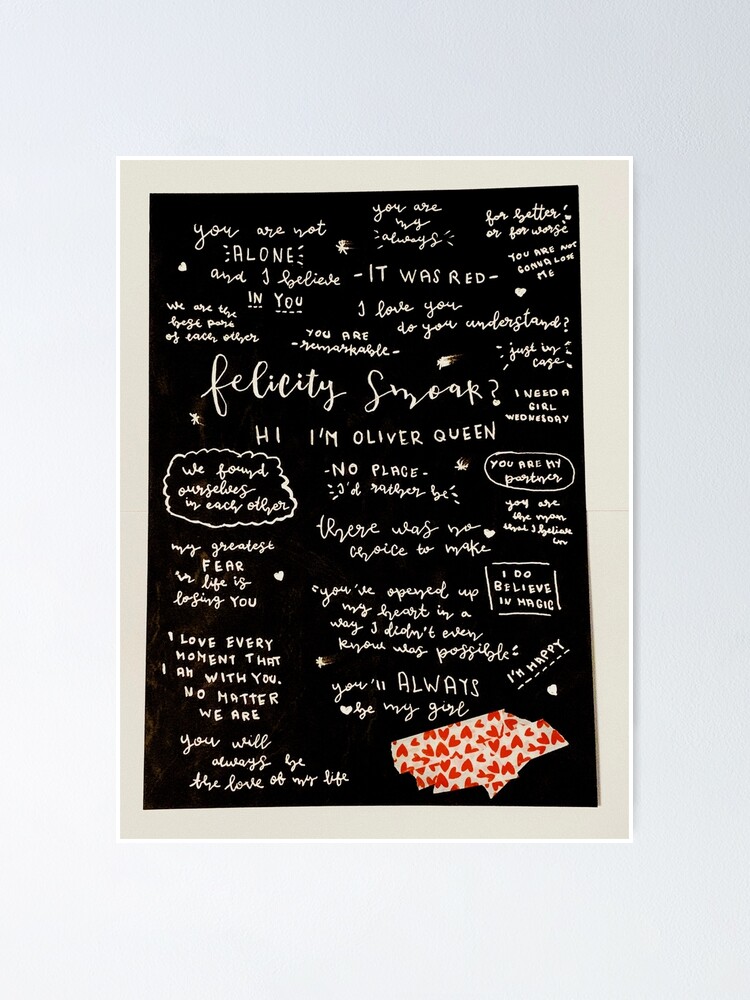 "Olicity Quotes" Poster by amiipond | Redbubble