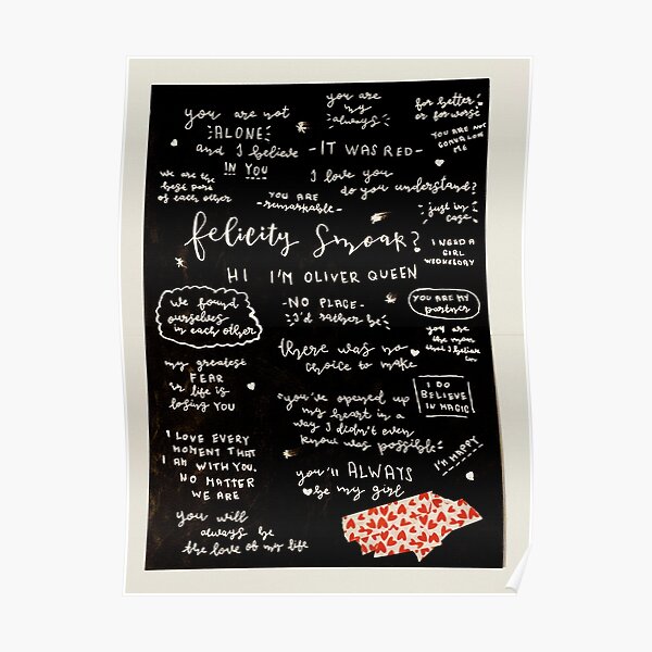 "Olicity Quotes" Poster by amiipond | Redbubble