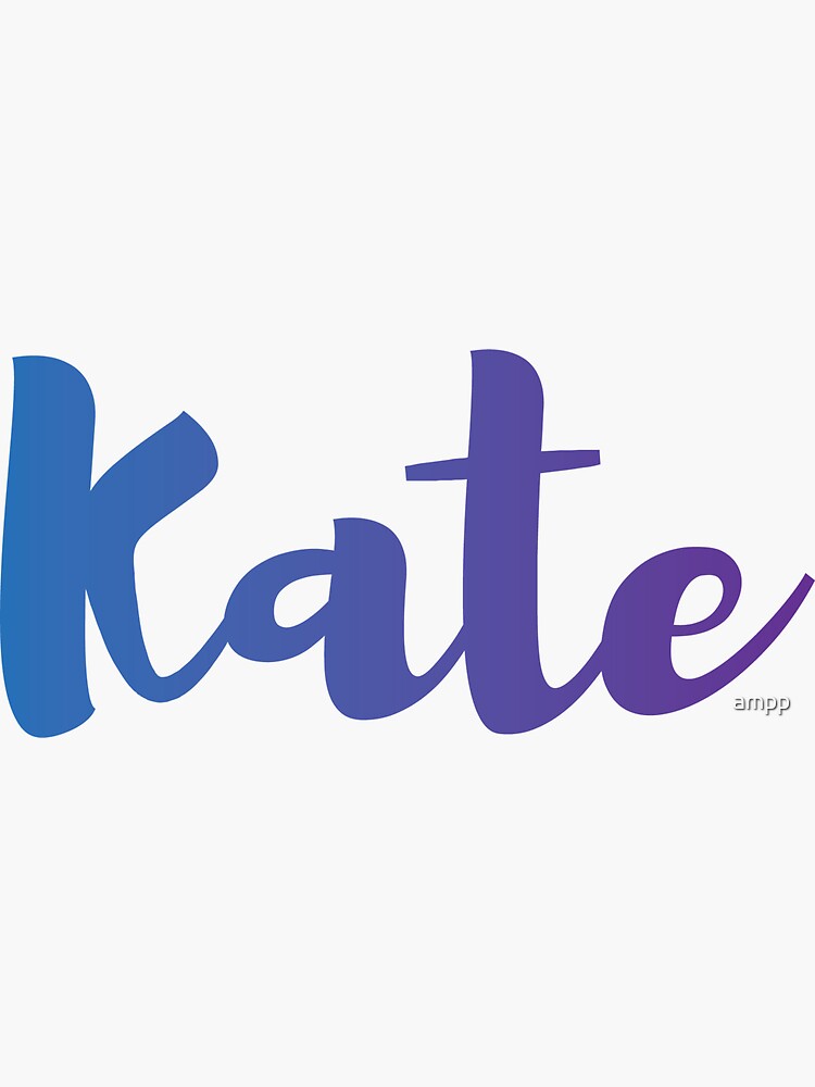 "Kate " Sticker for Sale by ampp | Redbubble