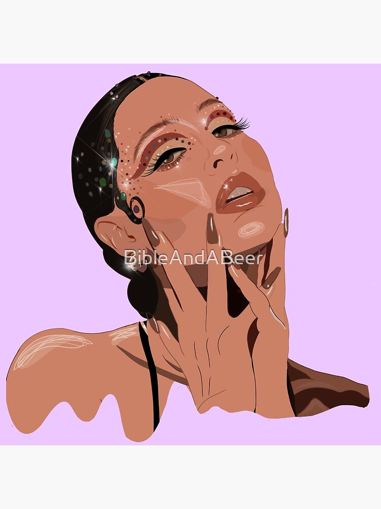 "Alexa Demie Digital Drawing " Art Print for Sale by BibleAndABeer ...