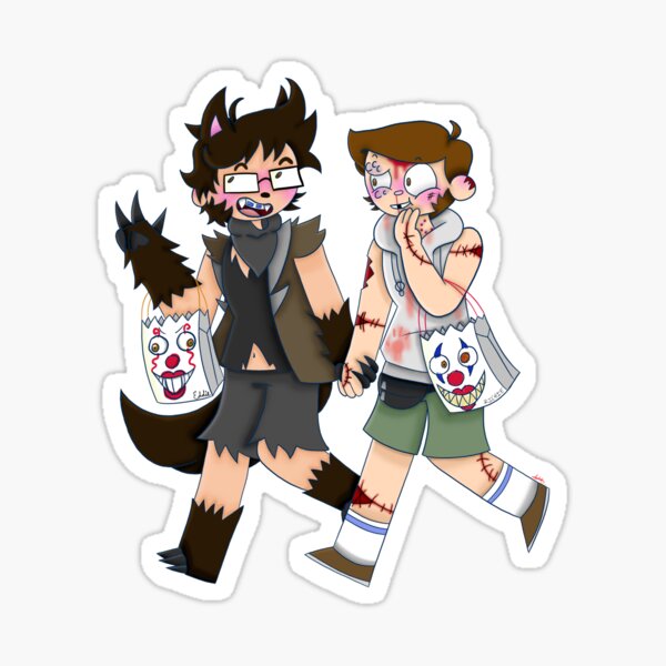 "Reddie halloween drawing" Sticker for Sale by Baragon310 | Redbubble