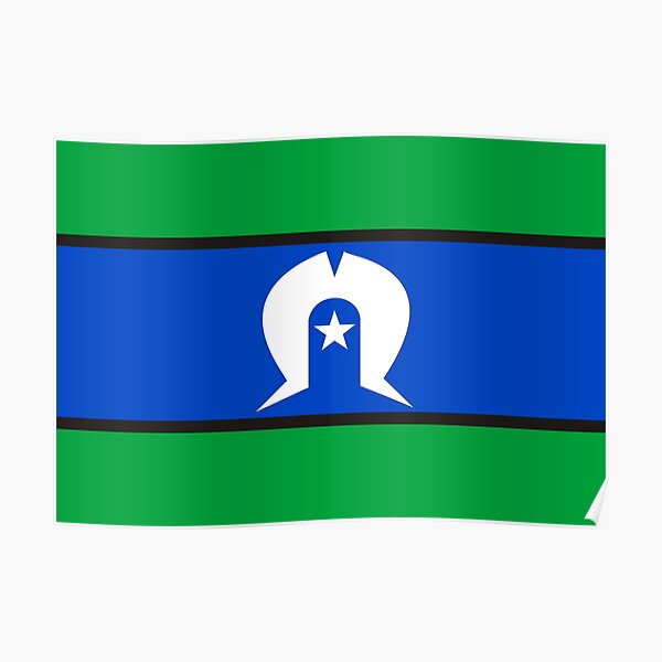 "flag of Torres Strait Islander" Poster by tony4urban | Redbubble