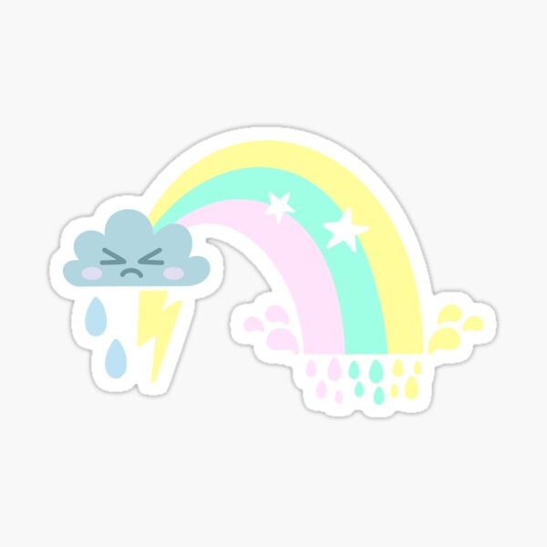 "Thundercloud the Tempest" Sticker by signhild | Redbubble
