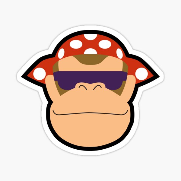 Diddy Kong Stickers | Redbubble