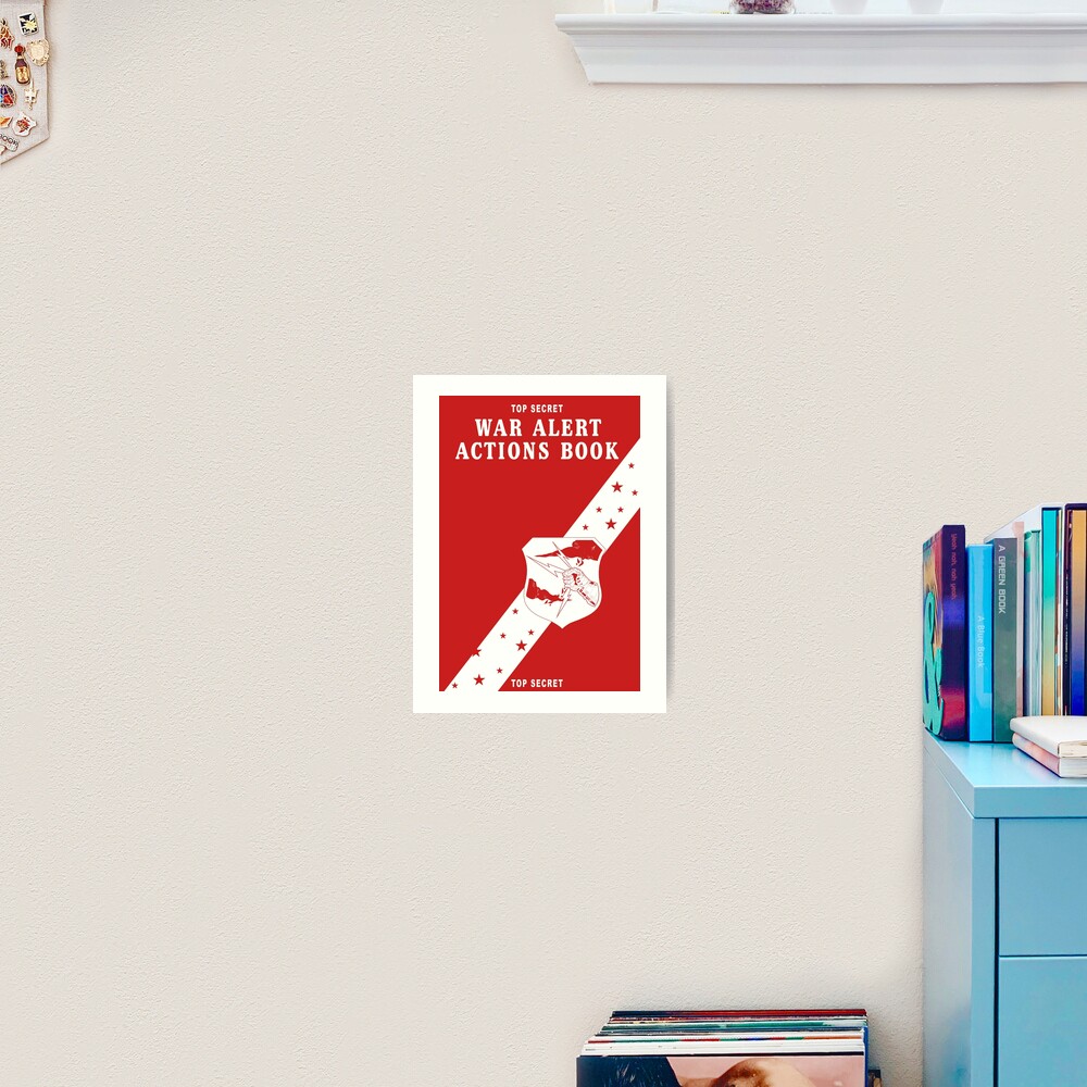 "WAR ALERT ACTIONS BOOK | USAF Strategic Air Command Cold War Repro Art" Journal for Sale by ...