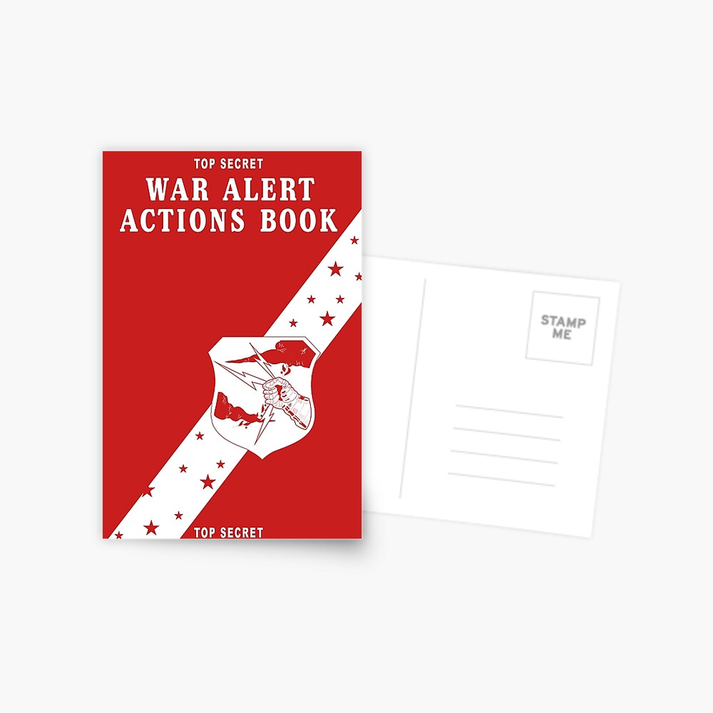 "WAR ALERT ACTIONS BOOK | USAF Strategic Air Command Cold War Repro Art" Journal for Sale by ...