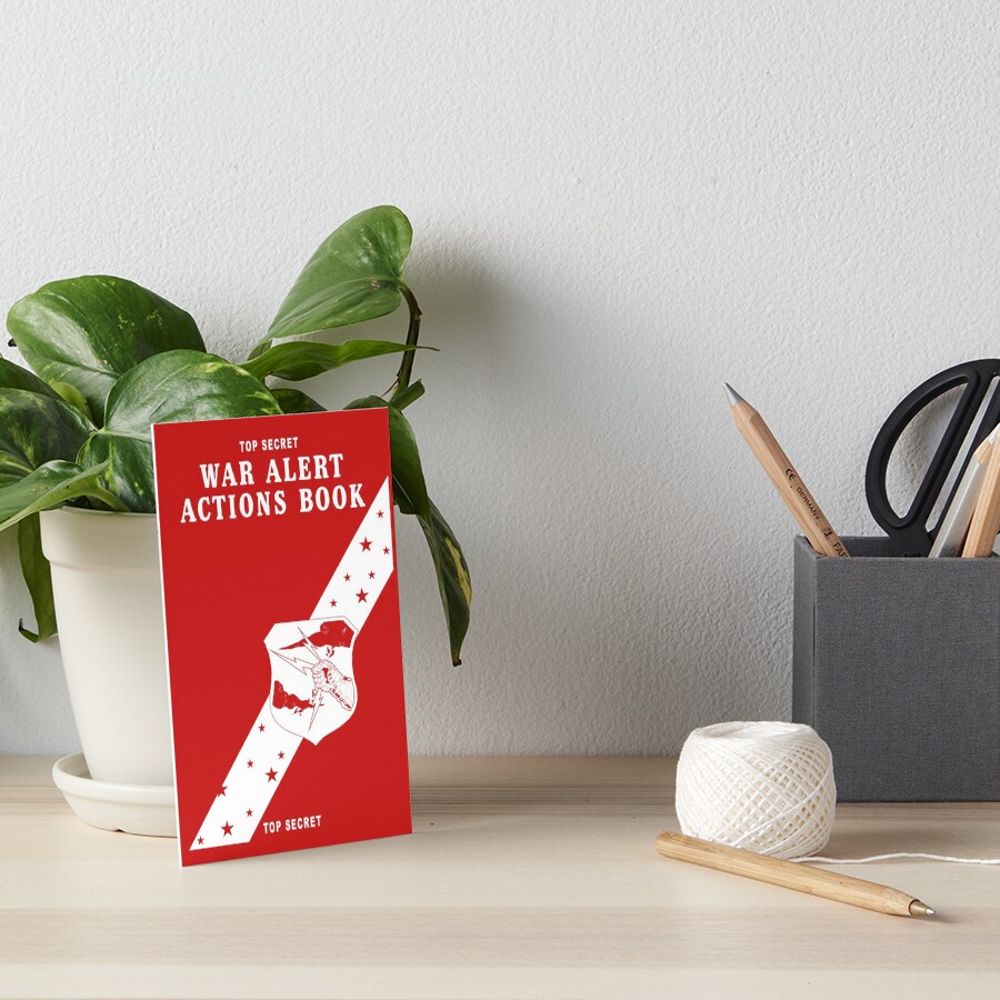 "WAR ALERT ACTIONS BOOK | USAF Strategic Air Command Cold War Repro Art" Journal for Sale by ...