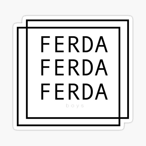 "ferda boys" Sticker by atomicalamari | Redbubble