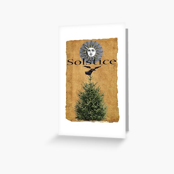 "A winter solstice design" Greeting Card by OneBlackWing | Redbubble