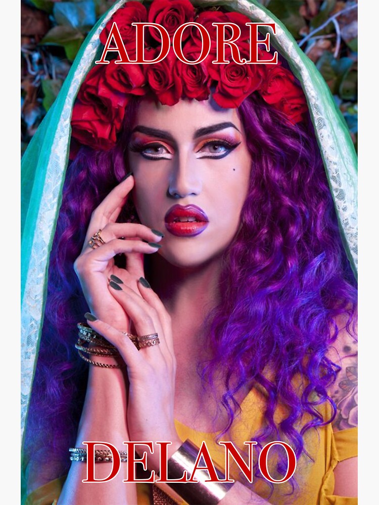 "Adore Delano" Sticker by mkween | Redbubble