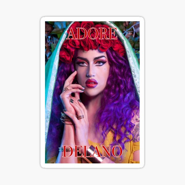 "Adore Delano" Sticker by mkween | Redbubble