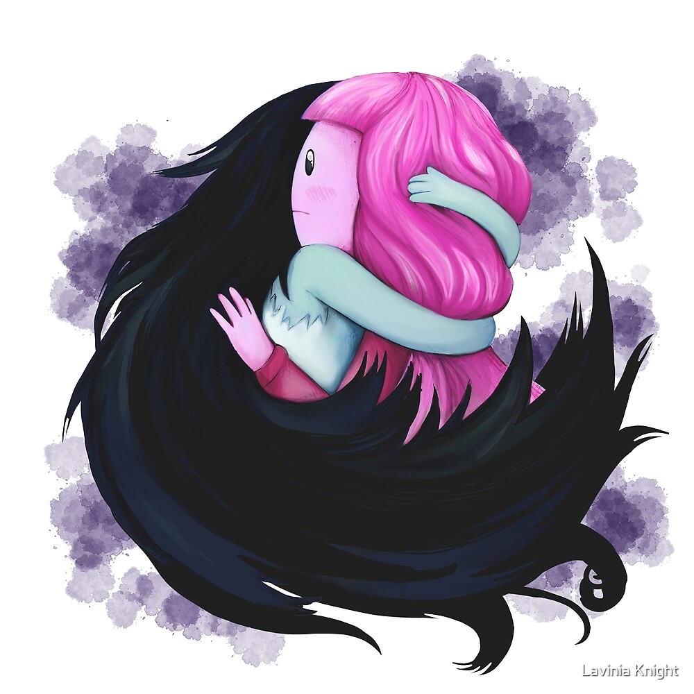 "Bubbline hug from episode - come along with me (adventure time fan art ...