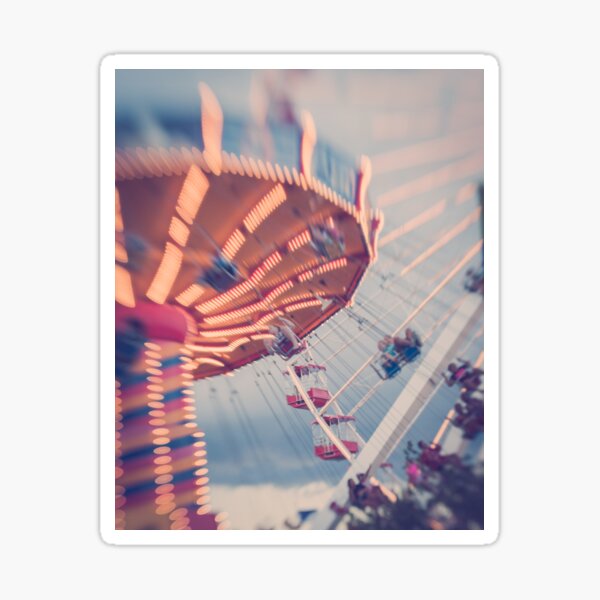 "Amusement Park Adventure" Sticker by janelleyeager | Redbubble