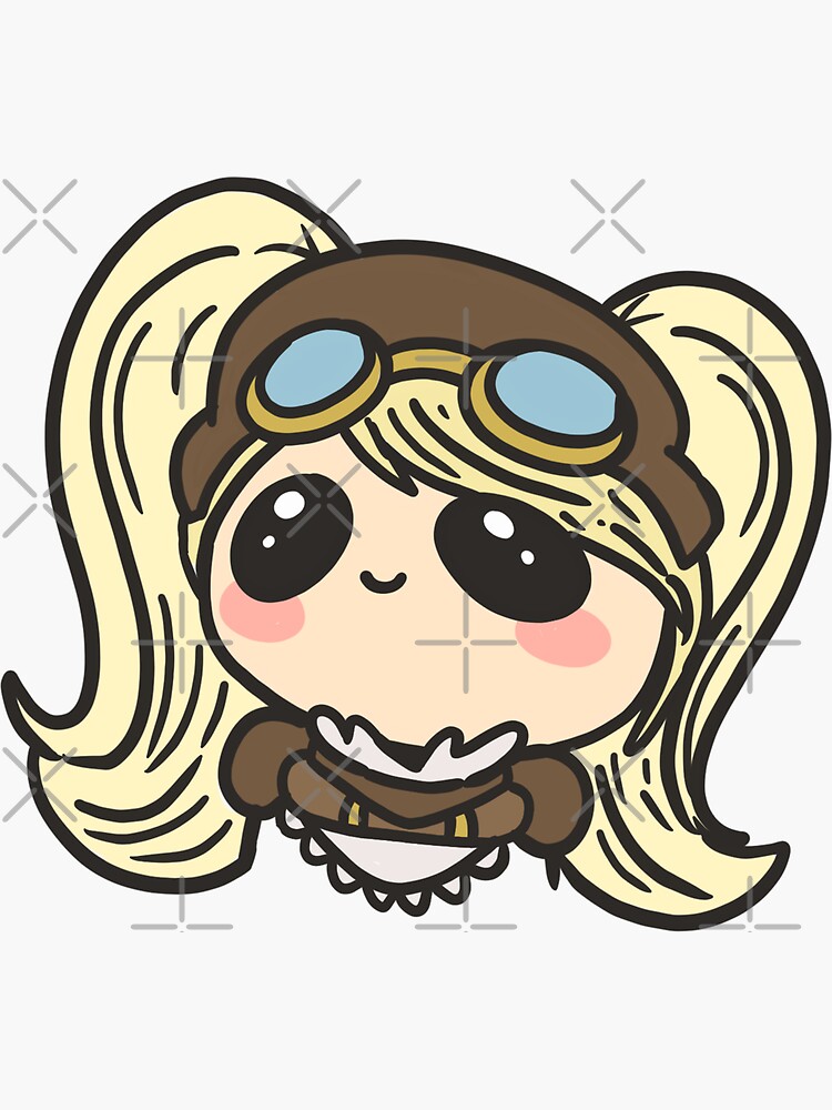 "LAYLA CHIBI MOBILE LEGENDS" Sticker by doodlemachine | Redbubble