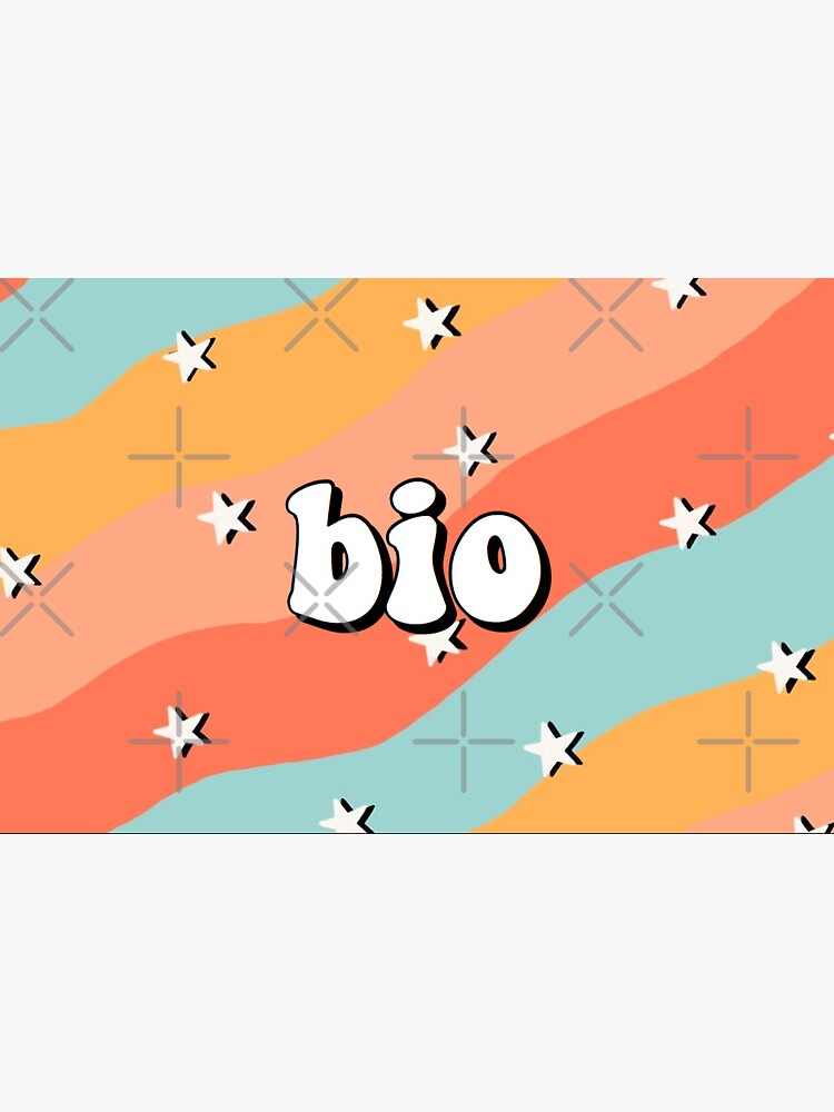 "bio" Sticker for Sale by erynne25 | Redbubble