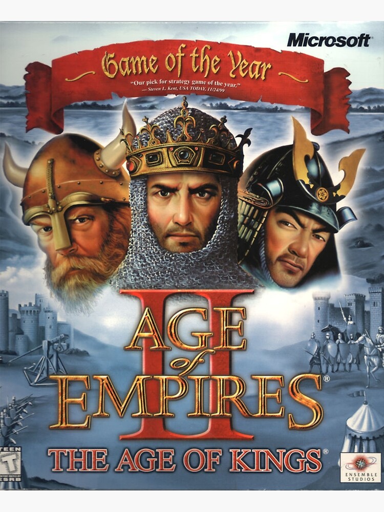 "Age of Empires II Box Art" Art Print by slappybag9 | Redbubble