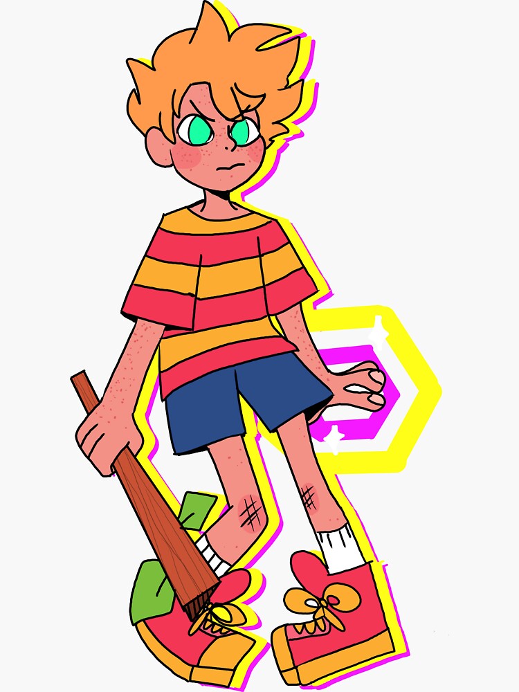 "Lucas of Tazmily" Sticker for Sale by fiitos | Redbubble