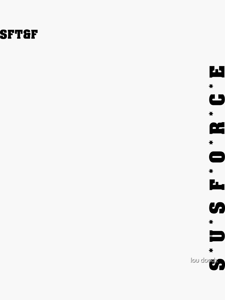 "SUS unit" Sticker for Sale by Hancockthemovie | Redbubble