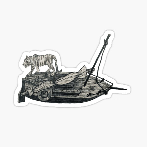 "Tiger boat" Sticker for Sale by true-life | Redbubble