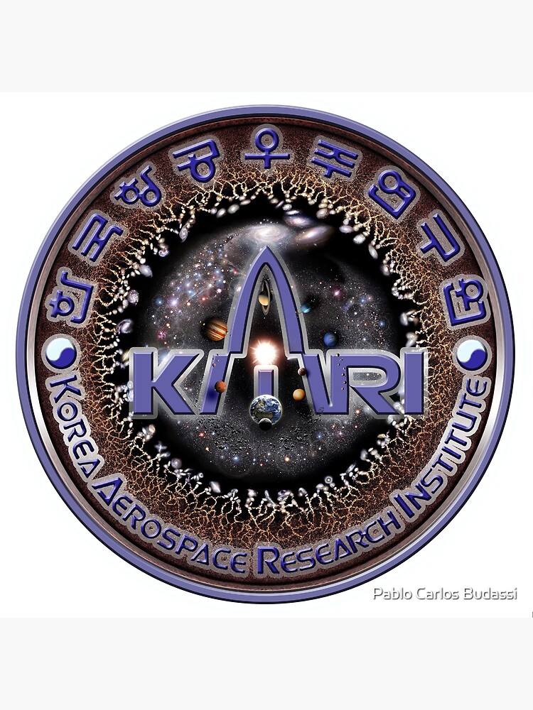 "Korean Space Agency KARI Logo with the Universe!" Poster for Sale by ...