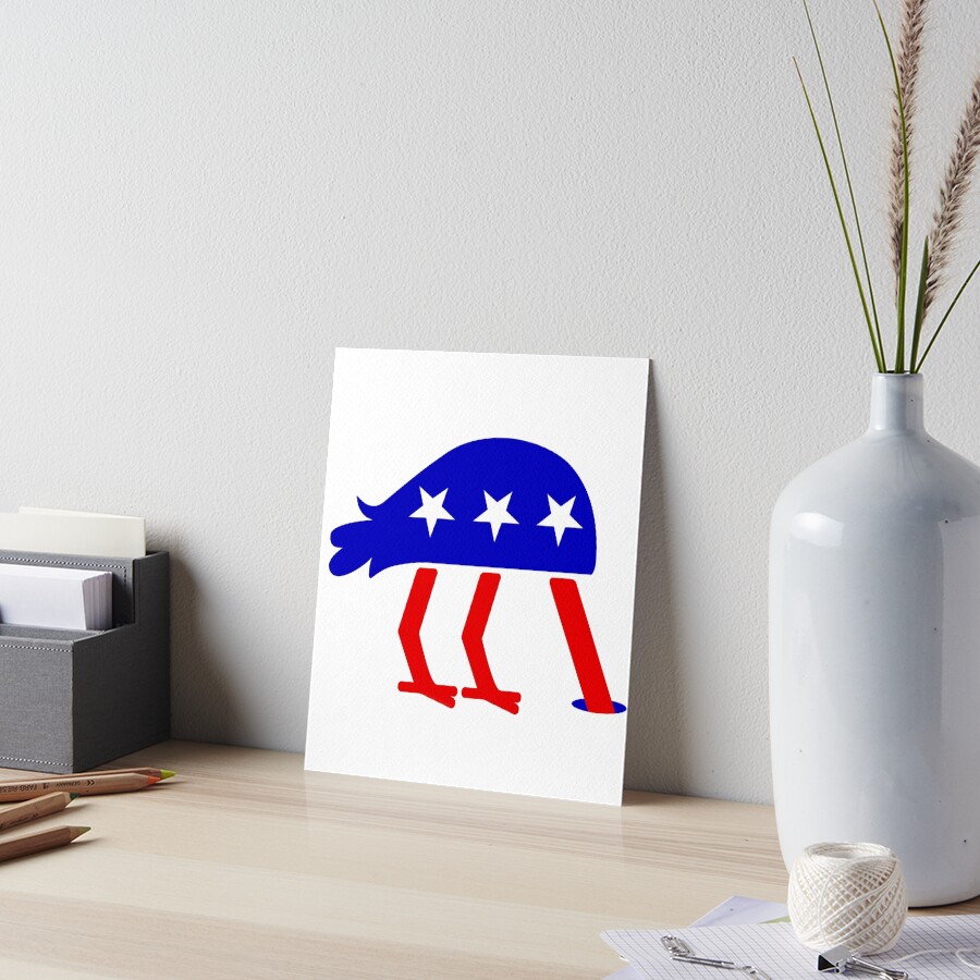 "New GOP Logo" Art Board Print by ToyoTees | Redbubble